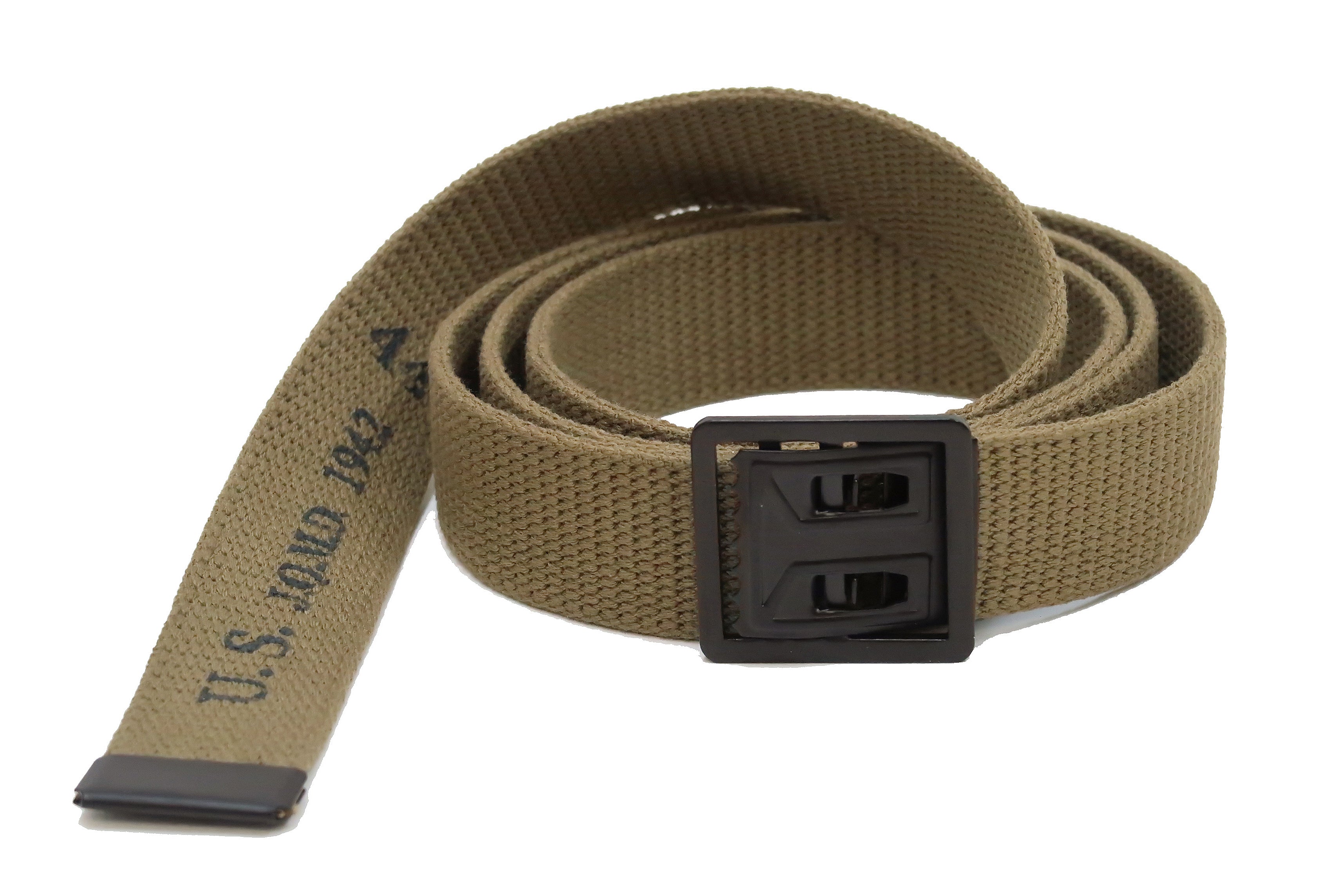 Buzz Rickson Belt Men's Repro M-1937 WW2 US Army GI Cotton Webbing Bel ...