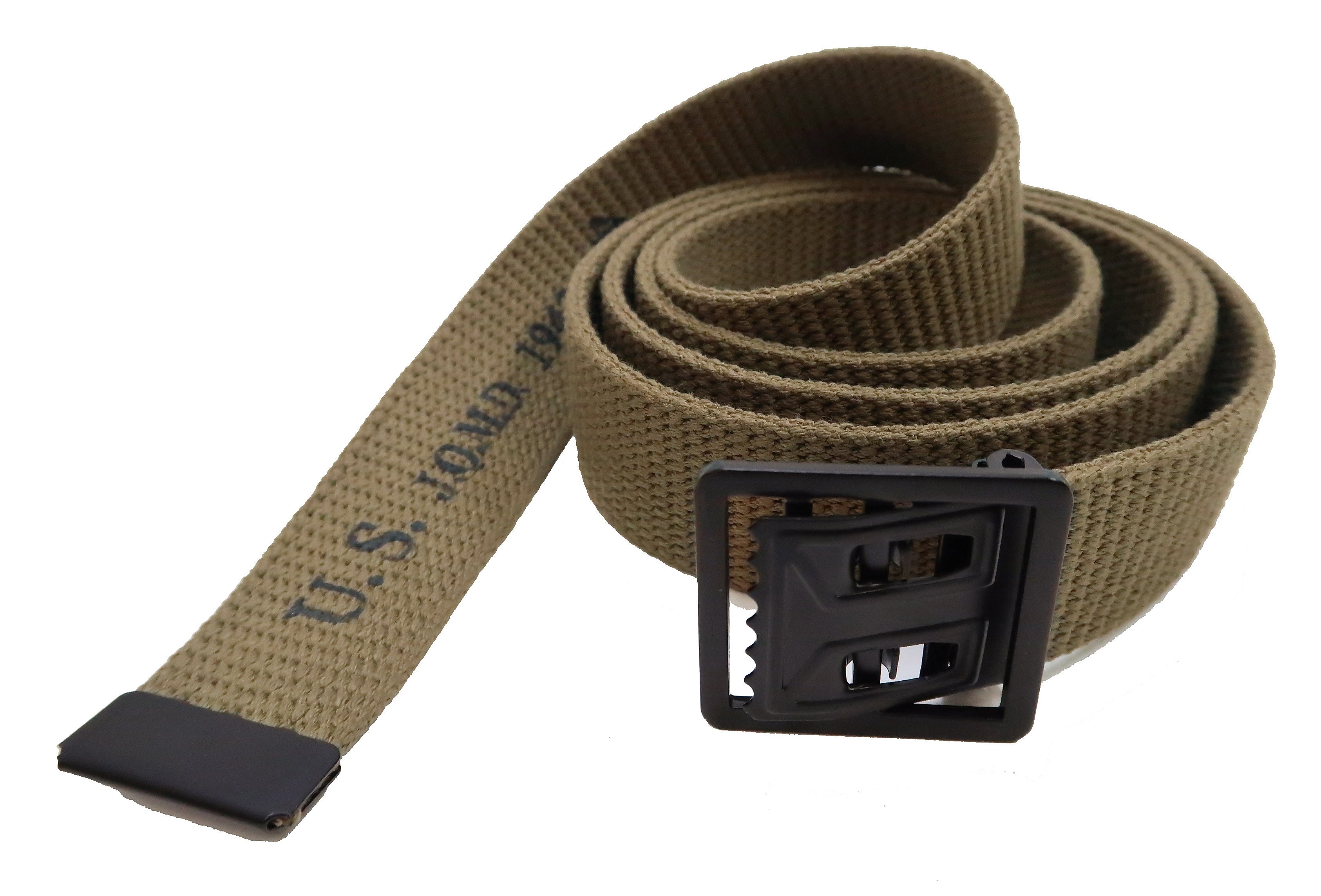Buzz Rickson Belt Men's Repro M-1937 WW2 US Army GI Cotton Webbing Bel ...