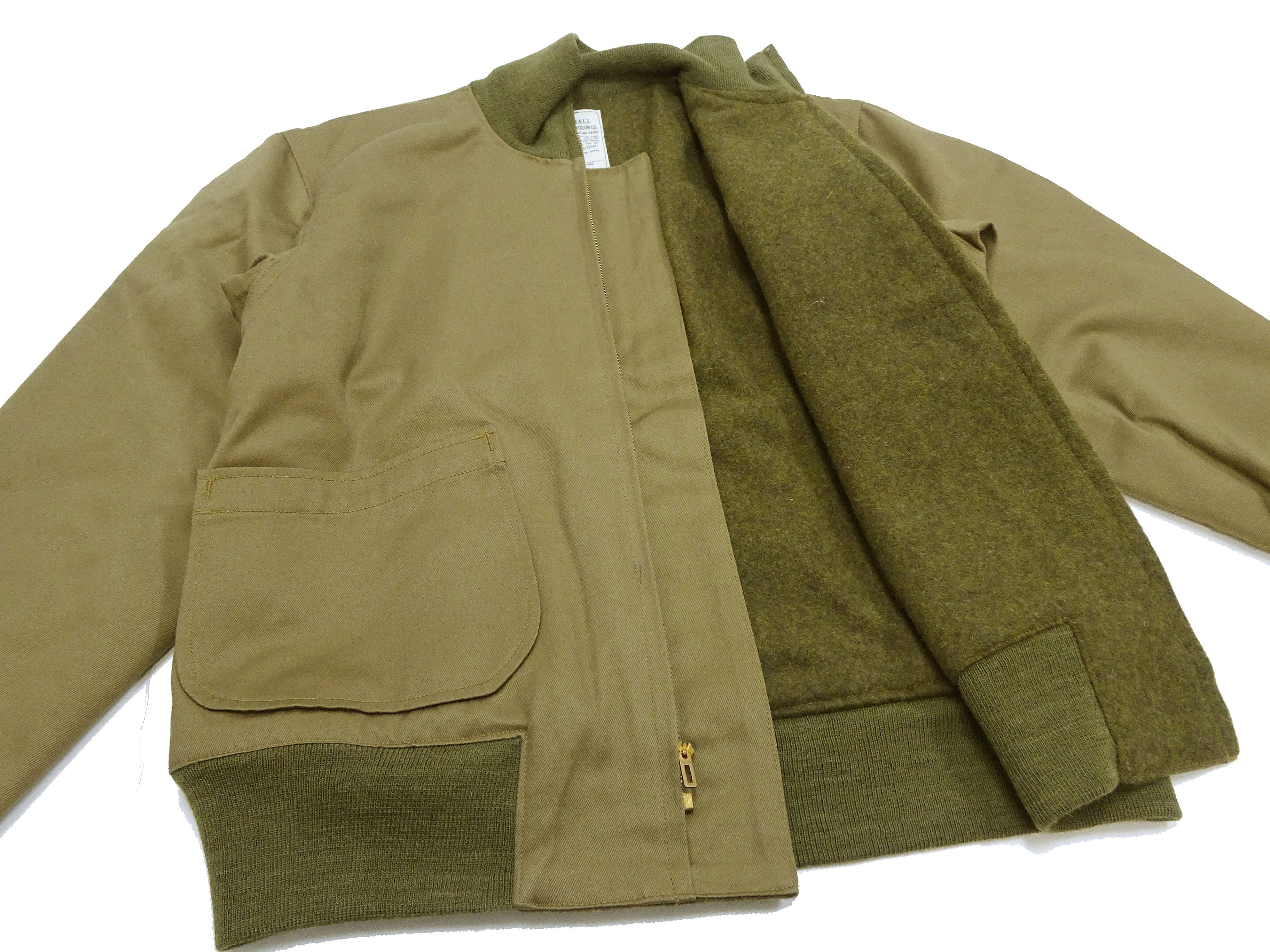 Buzz Rickson Plain Tanker Jacket Men's Reproduction US Army 1941 1st P ...