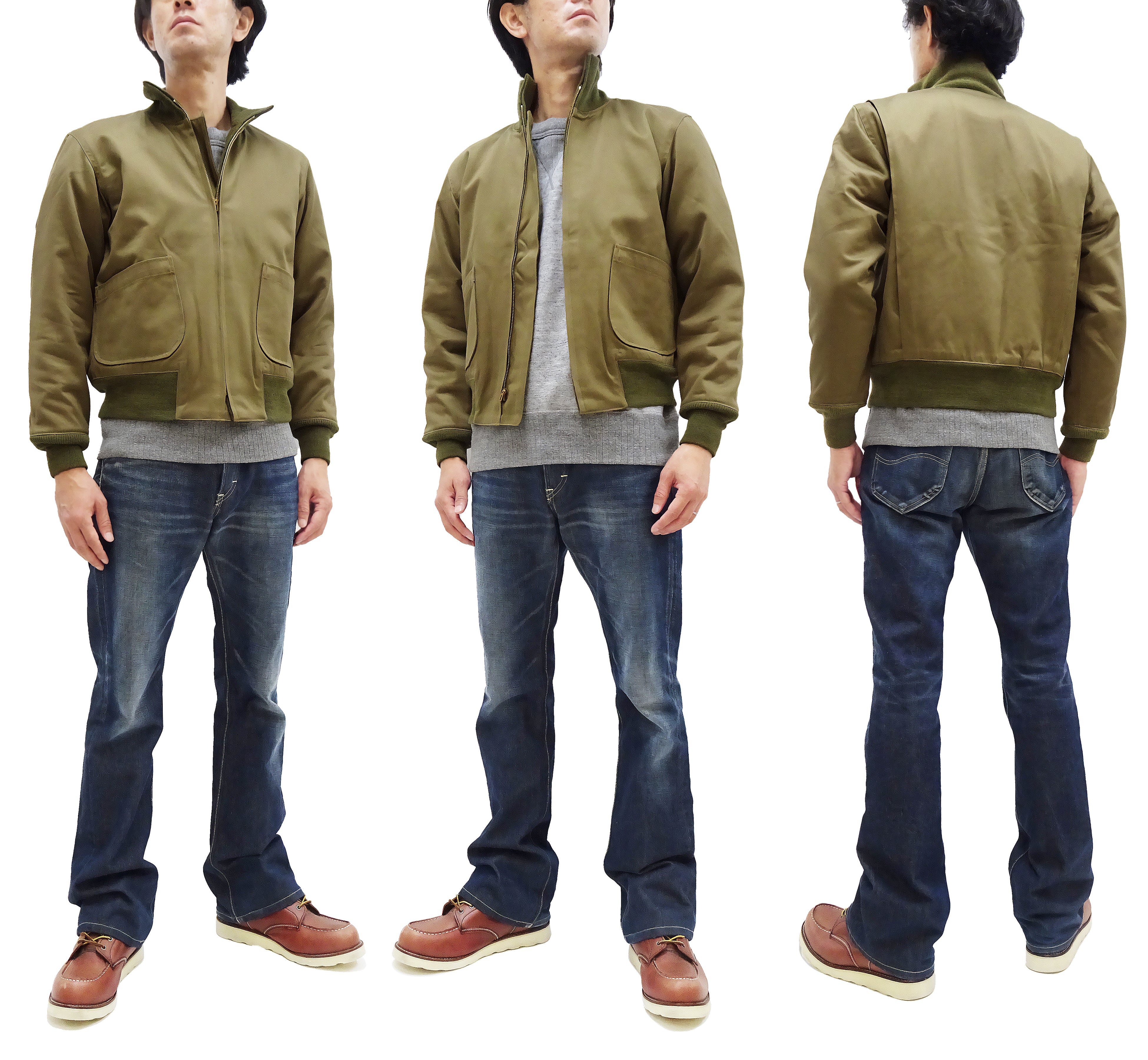 Buzz Rickson Plain Tanker Jacket Men's Reproduction US Army 1941 1st P ...