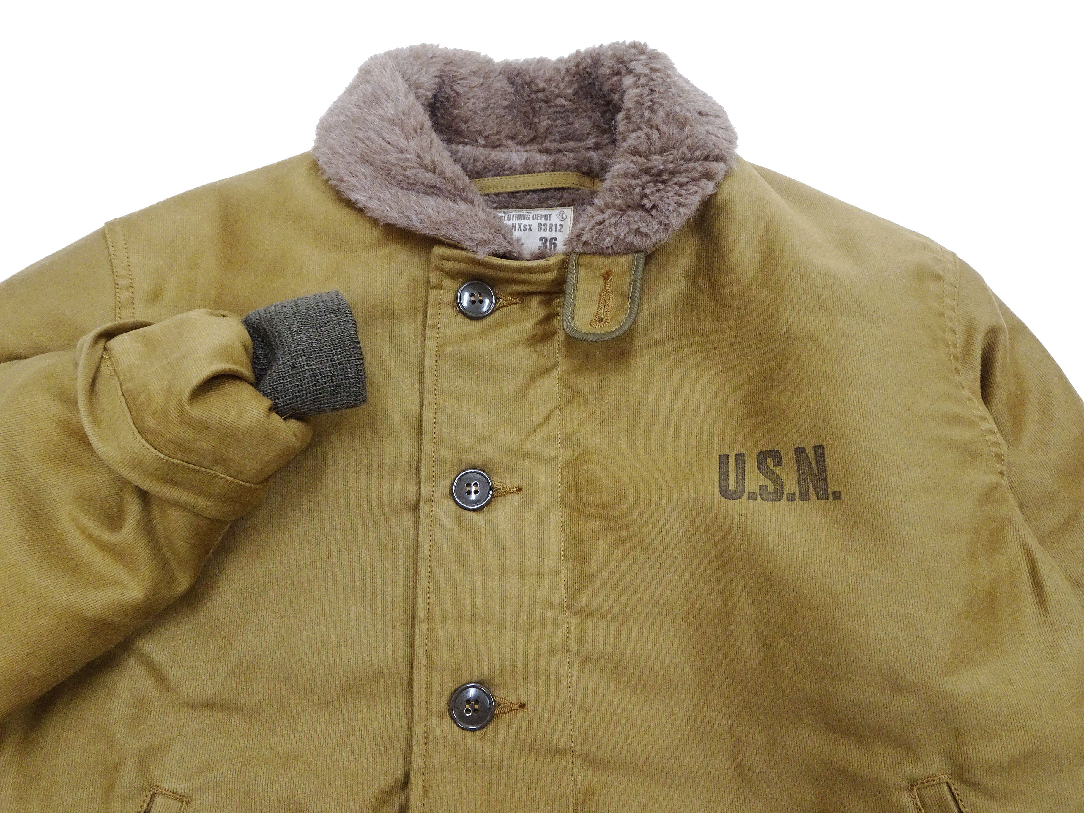Buzz Rickson N-1 Deck Jacket DEMOTEX-ED Men's Reproduction of US Navy ...
