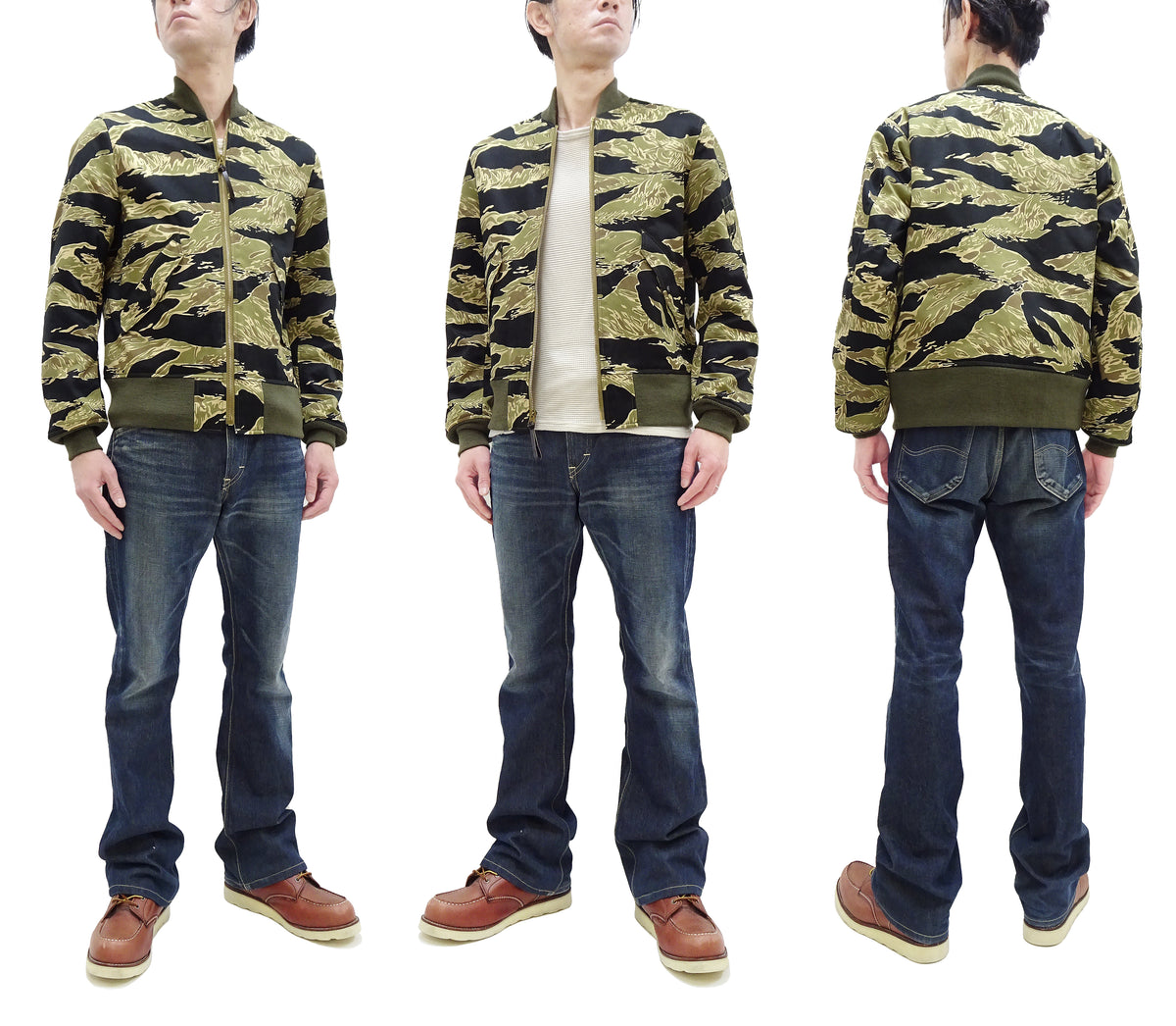 Buzz Rickson Jacket Men's Civilian Model of L-2B Flight Jacket Tiger S ...