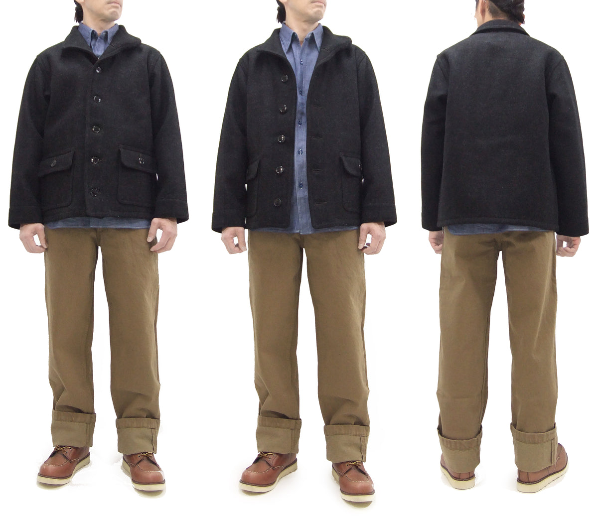 Buzz Rickson Submariner Coat - Men's U.S. Navy Submarine Wool Jacket R ...