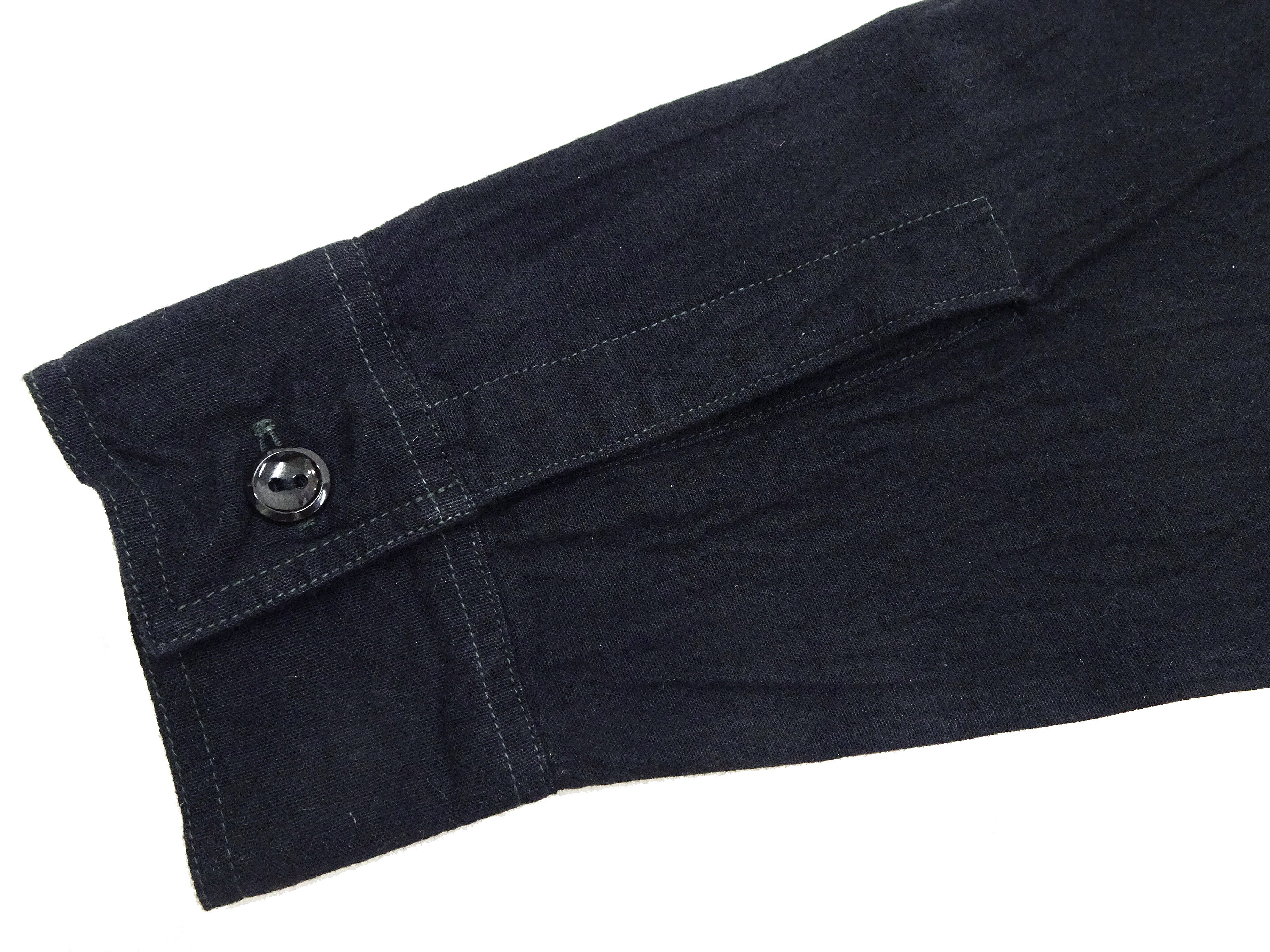 Buzz Rickson Shirt Men's William Gibson Plain Long Sleeve Chambray Shi ...