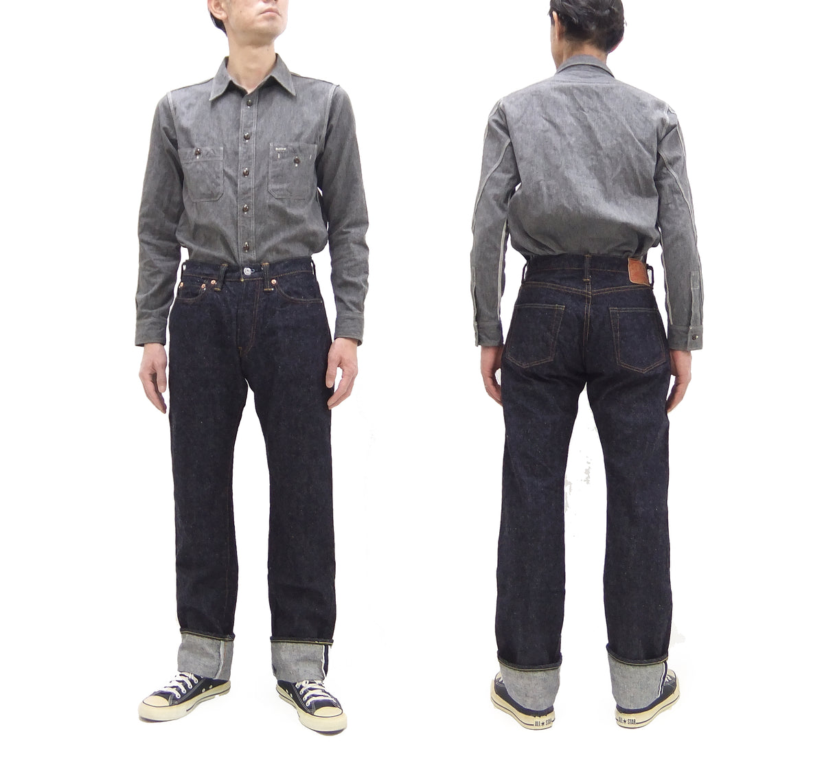 Samurai Jeans S0510XXII Men's Regular Straight Fit One-Washed 15 Oz. I ...