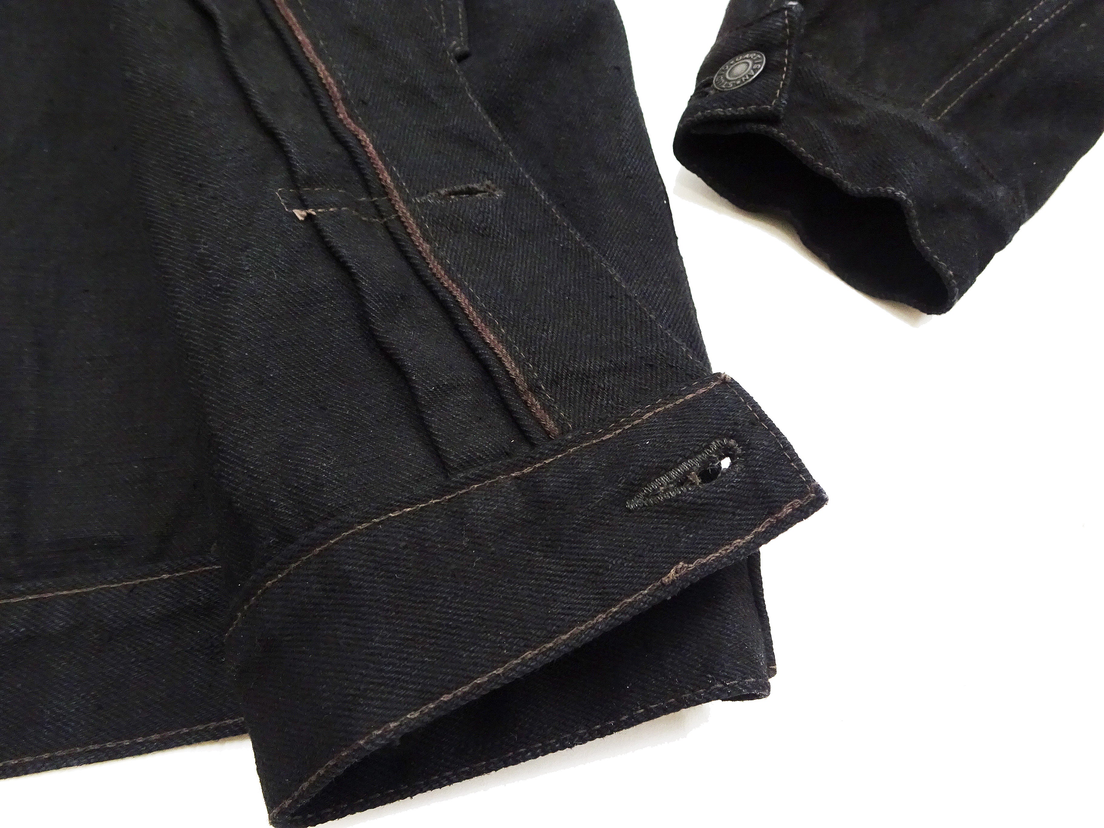 Studio D'artisan Black Denim Jacket SP-121 Men's 1953 Type 2 Style Ama ...