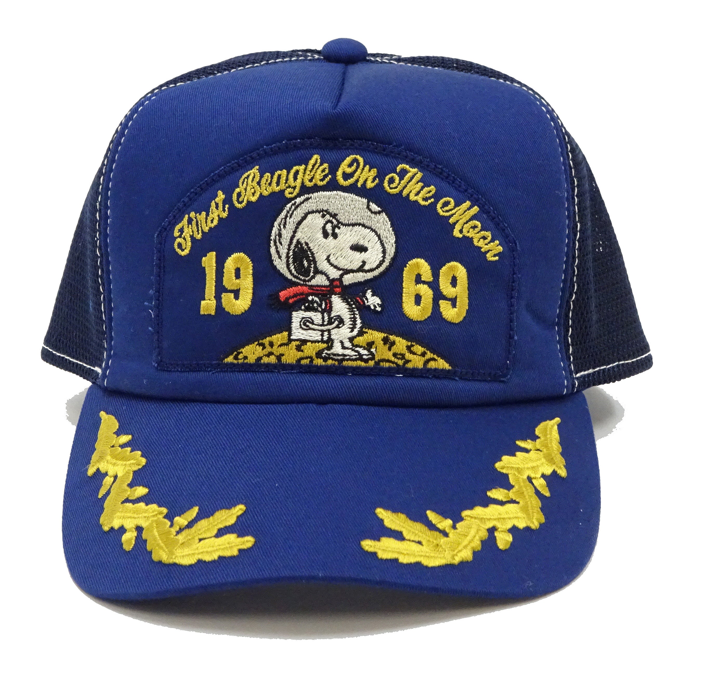 TOYS McCOY Cap Men's Casual 1969 Snoopy Astronaut Mesh Cap Mesh Back B ...
