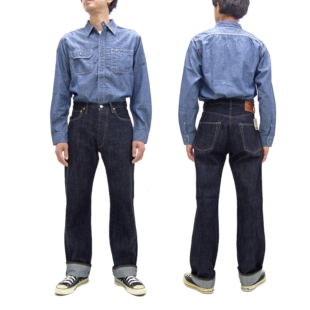 TOYS McCOY Jeans TMP2304 Men's Classic Relaxed Straight Fit One-Washed ...