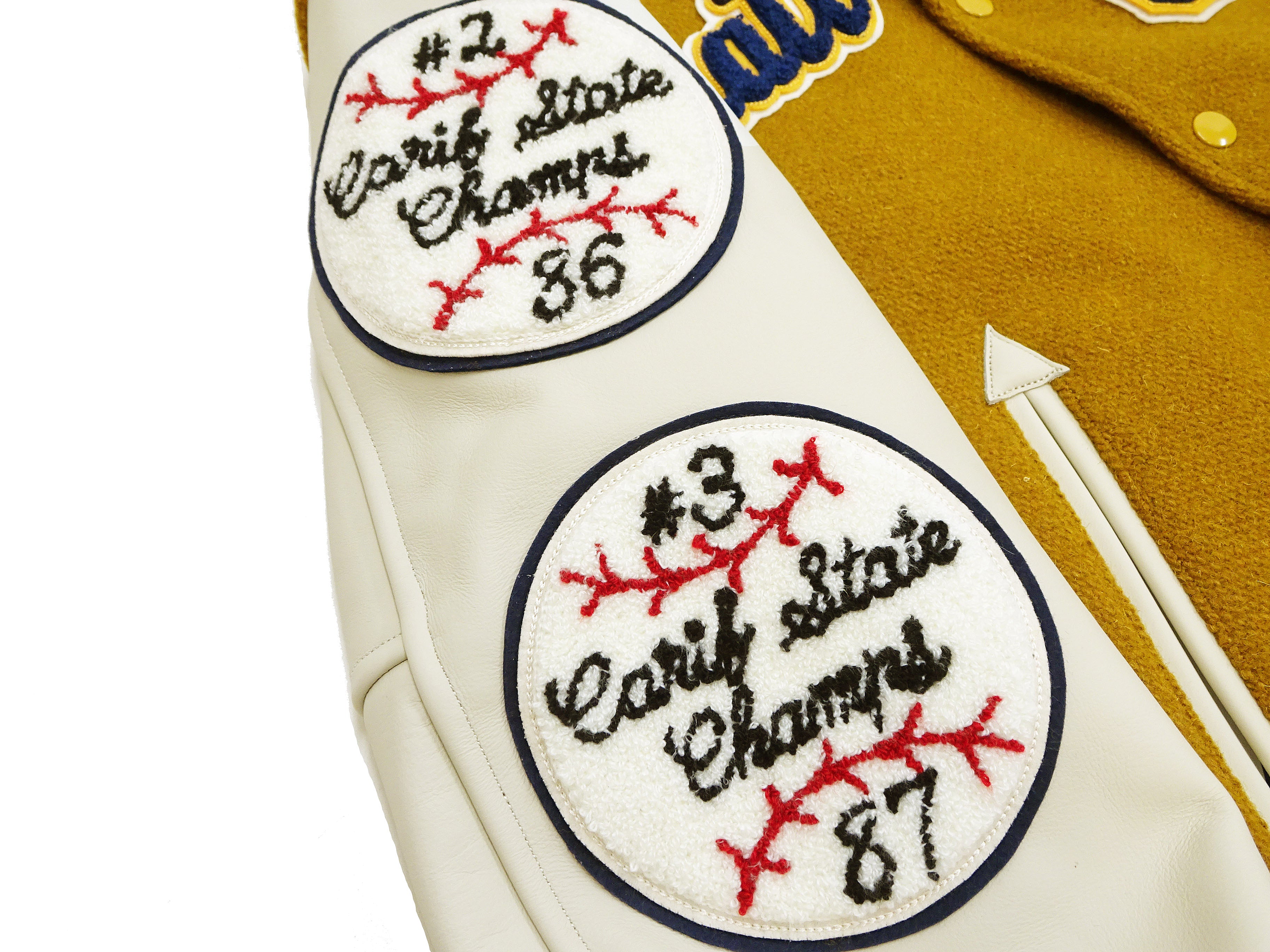 Whitesville Varsity Jacket Men's Letterman Jacket Melton x Leather Awa ...