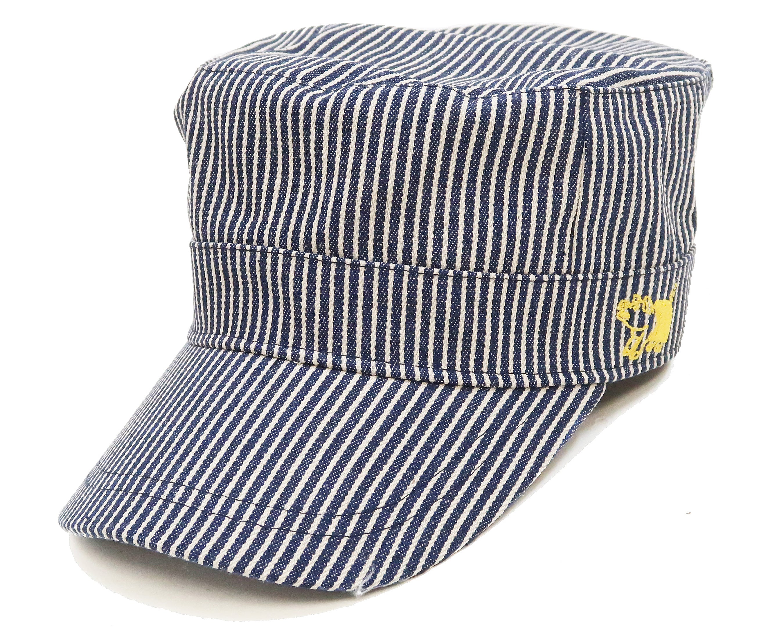Studio D'artisan Hickory Work Cap Men's Adjustable Flat Top Railroad E ...