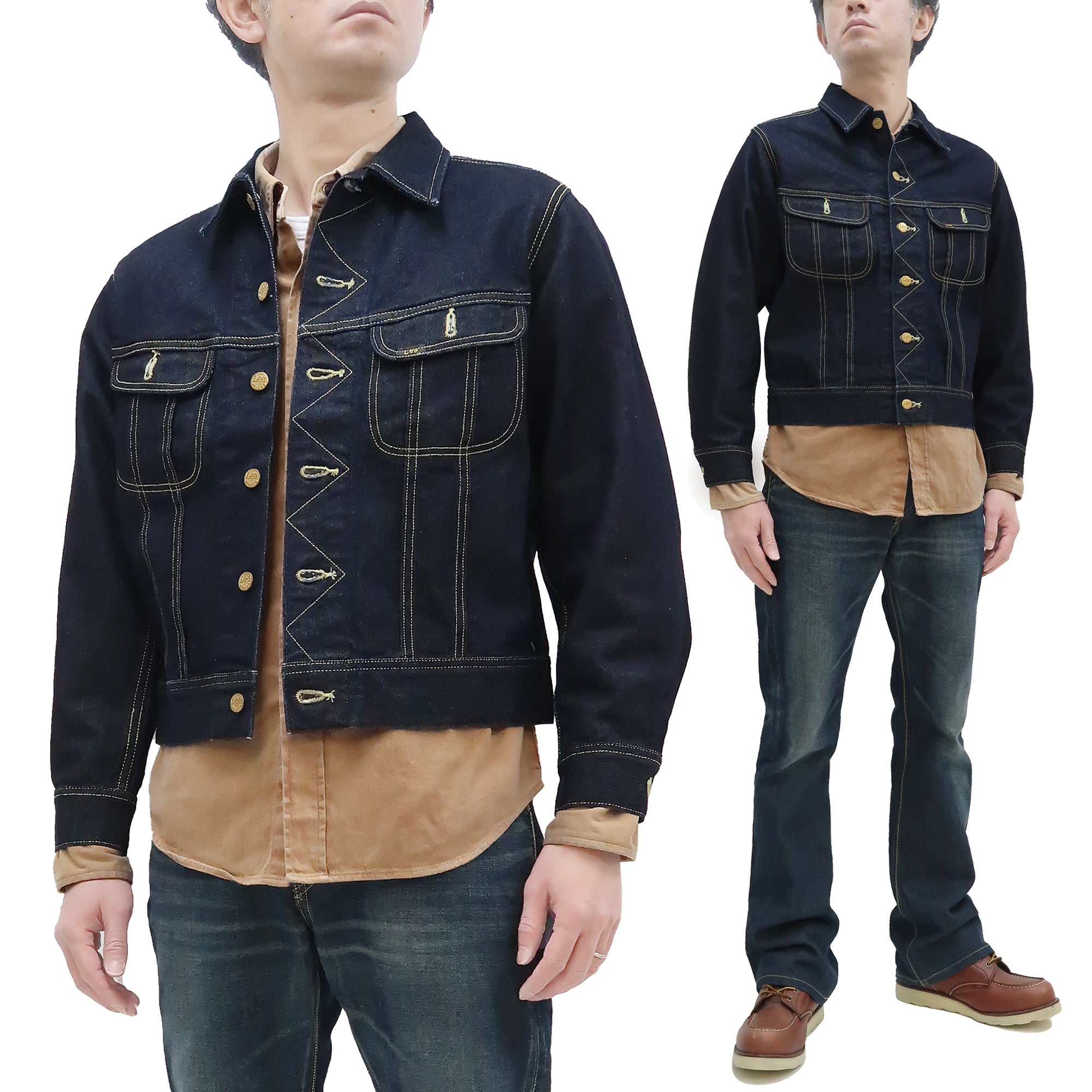 Lee Denim Jacket 101-J Men's Reissue Lee Rider 101J Jacket LM5100 LM51 ...