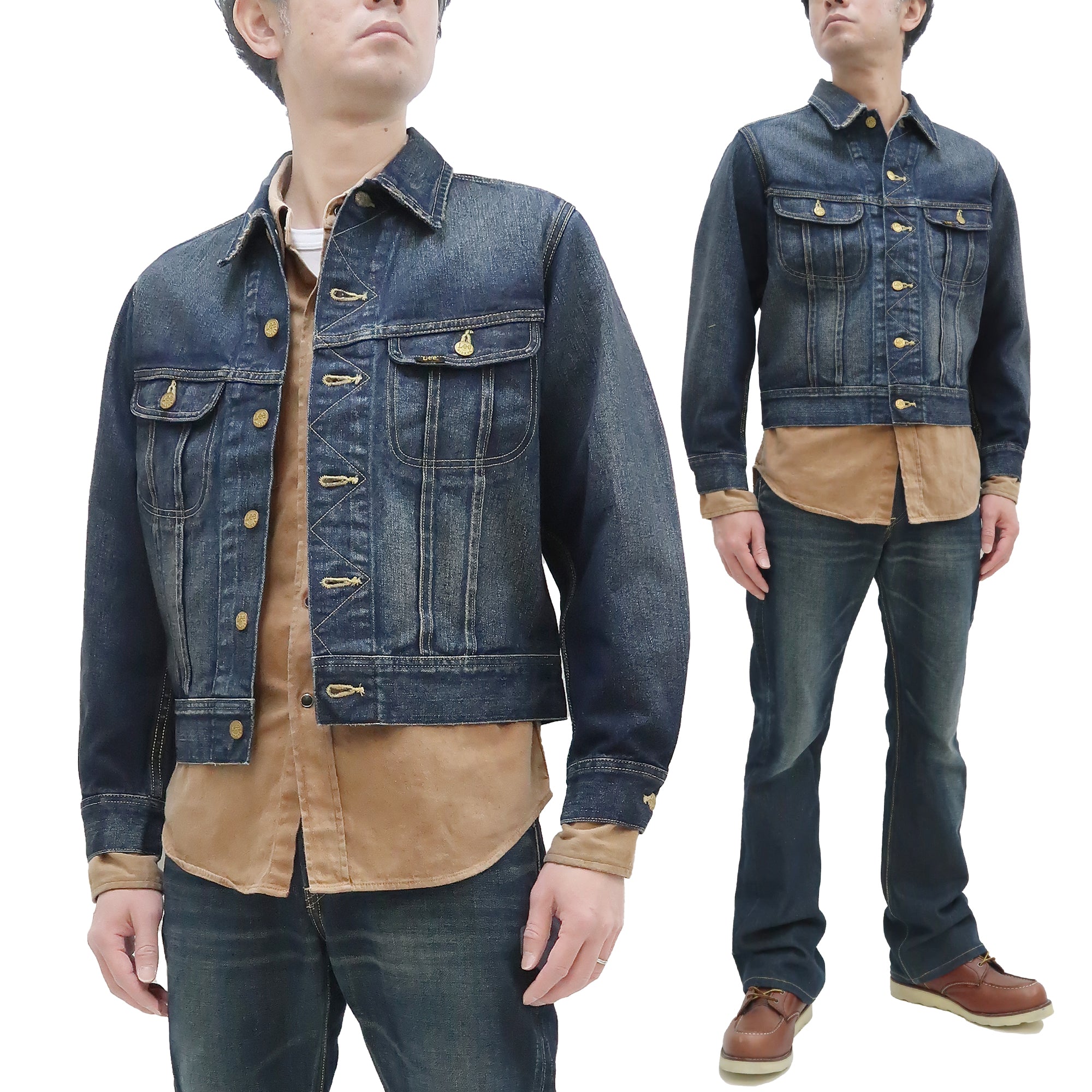 Lee Denim Jacket 101-J Men's Reissue Lee Rider 101J Jacket LM5100 LM51 ...