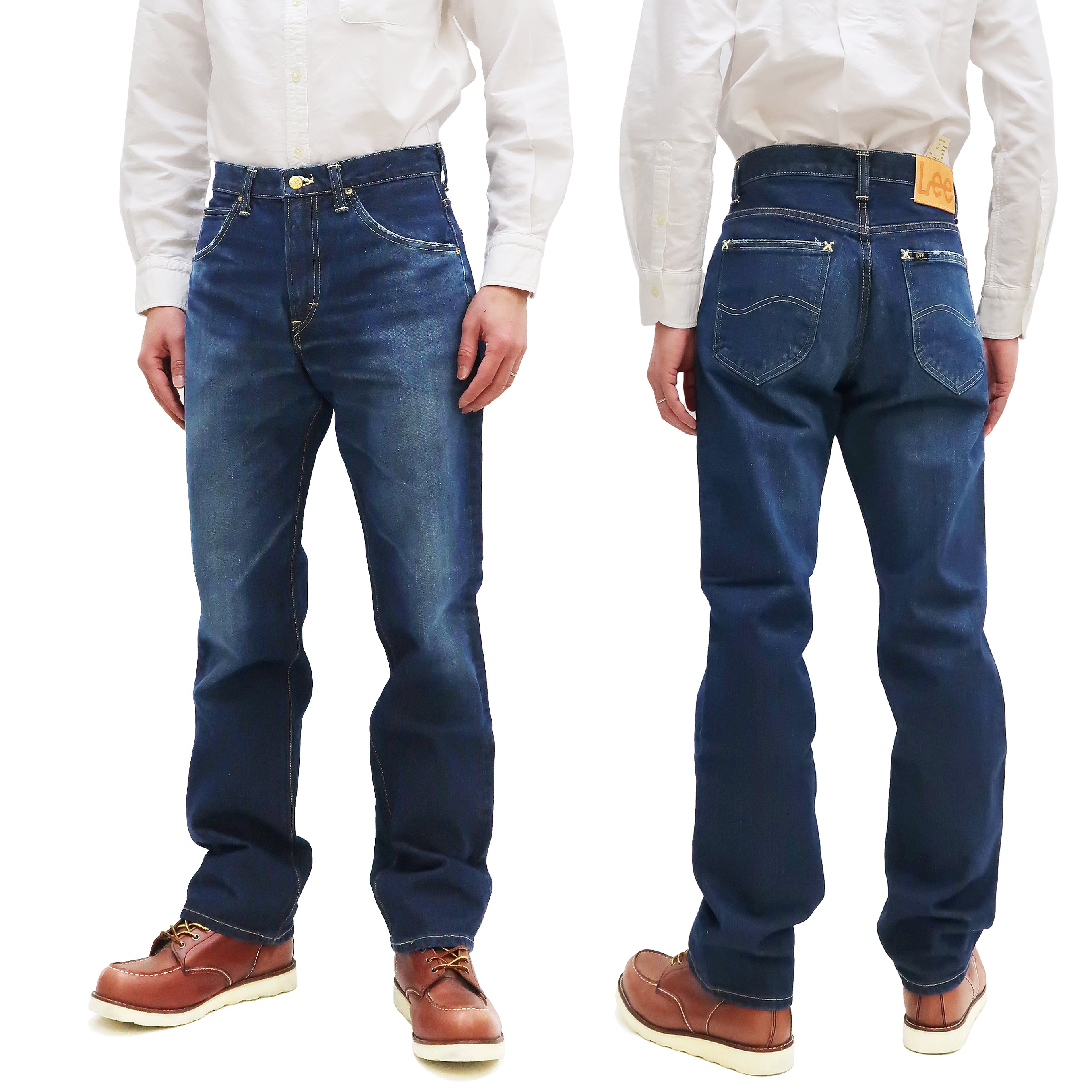 Lee Jeans 101Z with Zip fly Men's Regular Fit Straight Jeans LM8101 Ma ...