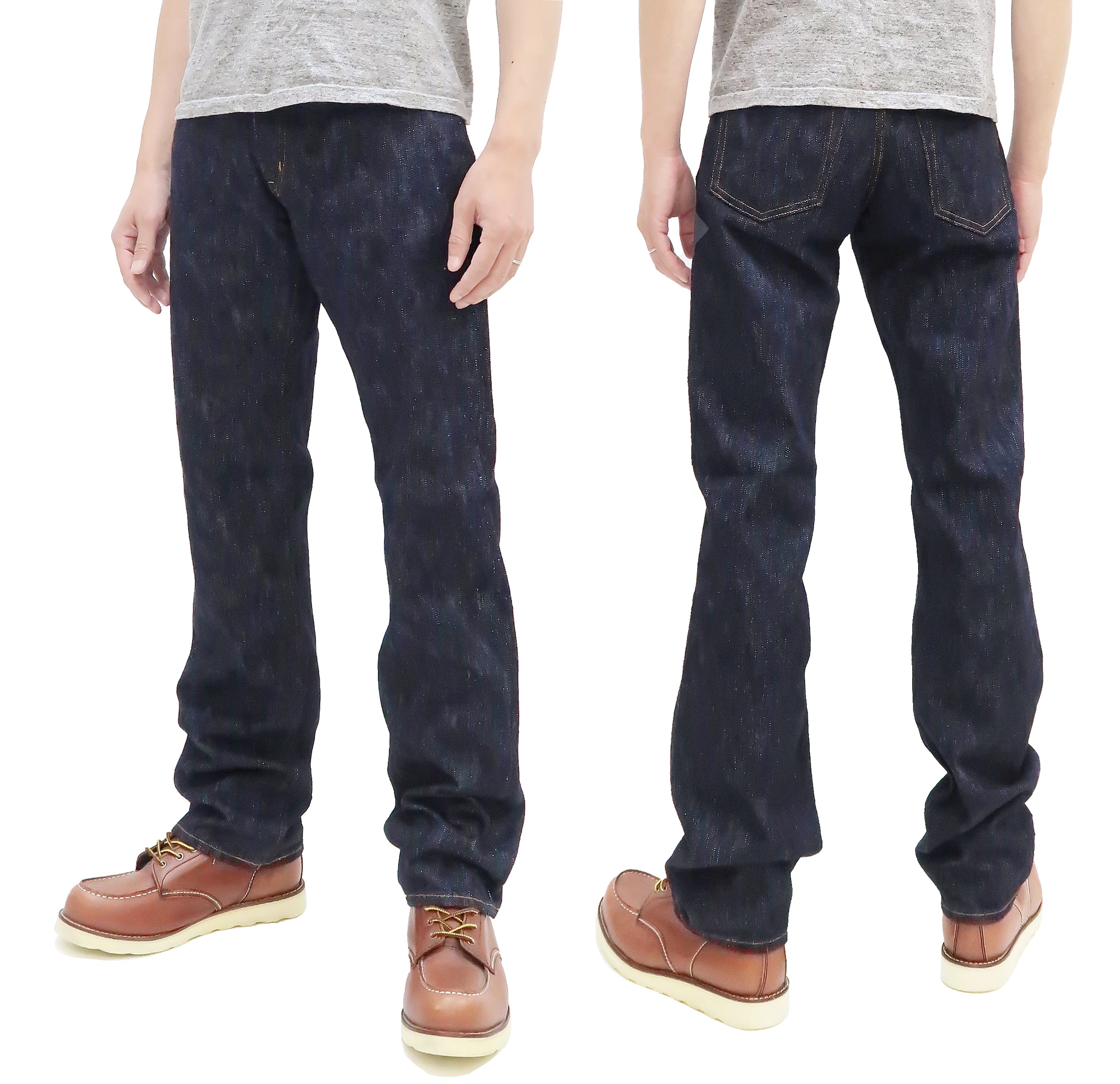 Kojima Genes Jeans Men's 19oz Selvedge Slub Denim Regular Fit Zipper-F ...