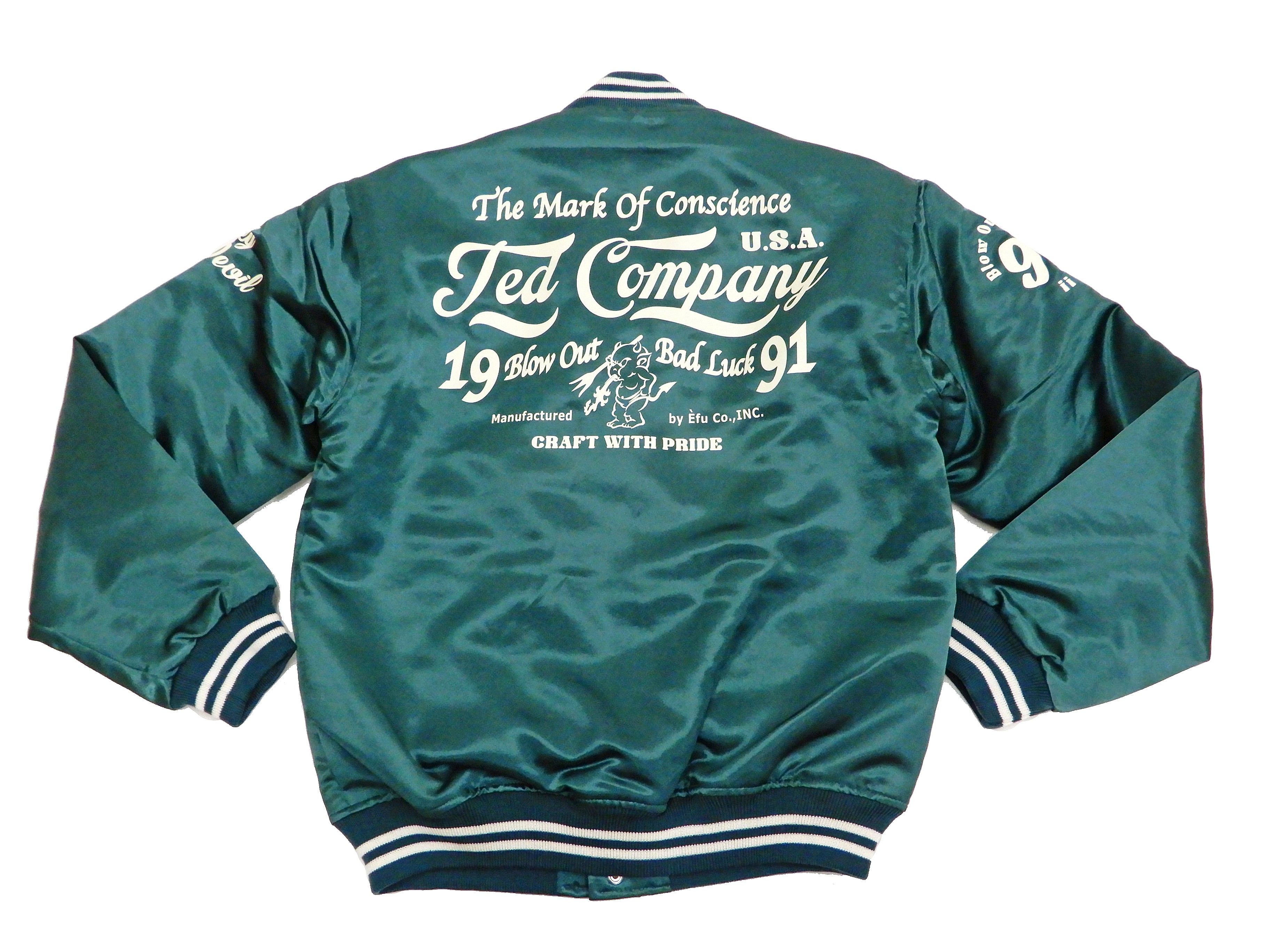 Tedman Men's Polyester Satin Varsity Jacket Custom Baseball Jacket TBB ...