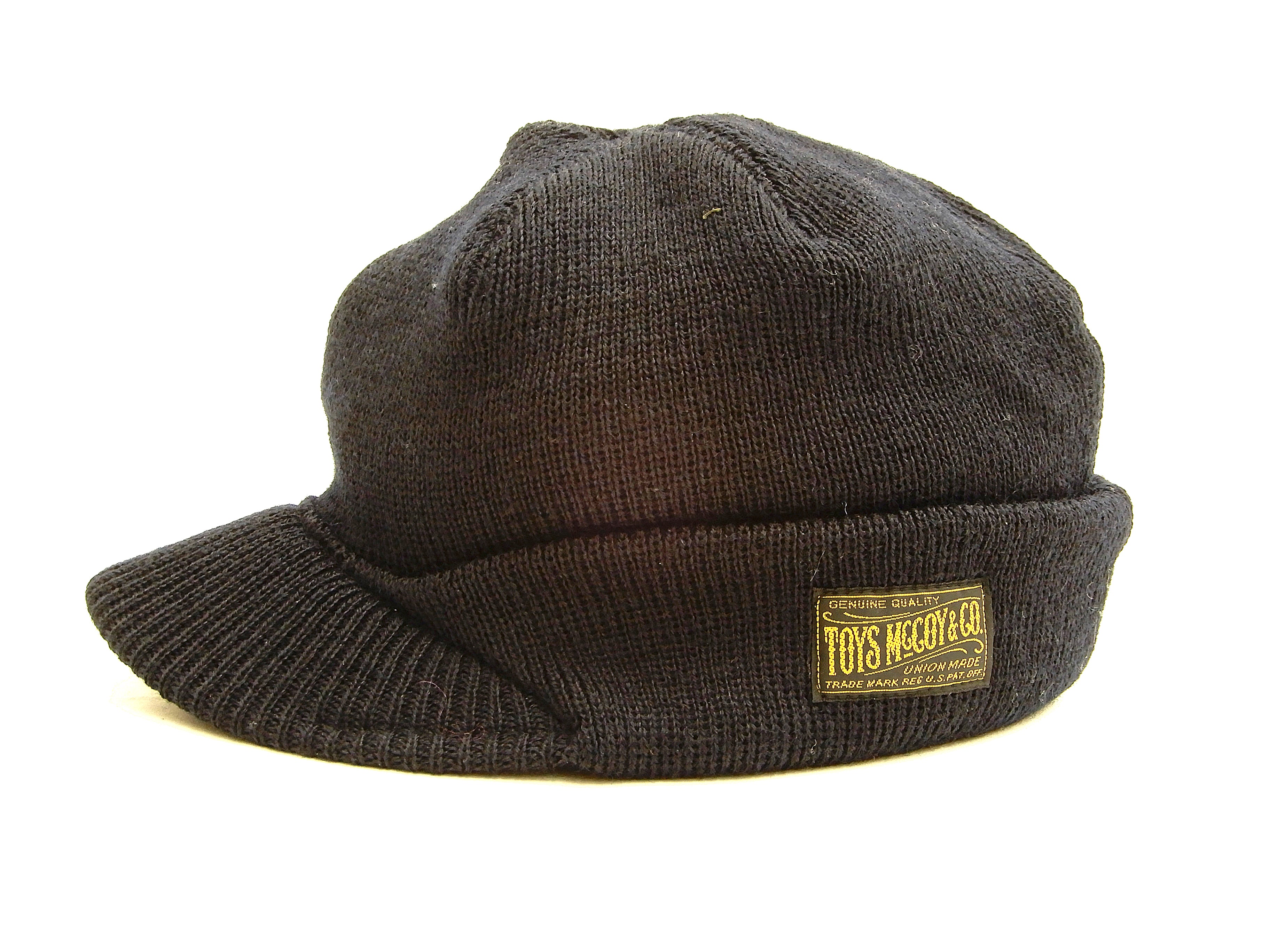 TOYS McCOY Men's M1941 Jeep Cap Radar Cap with Ear Flaps Winter Knit H ...